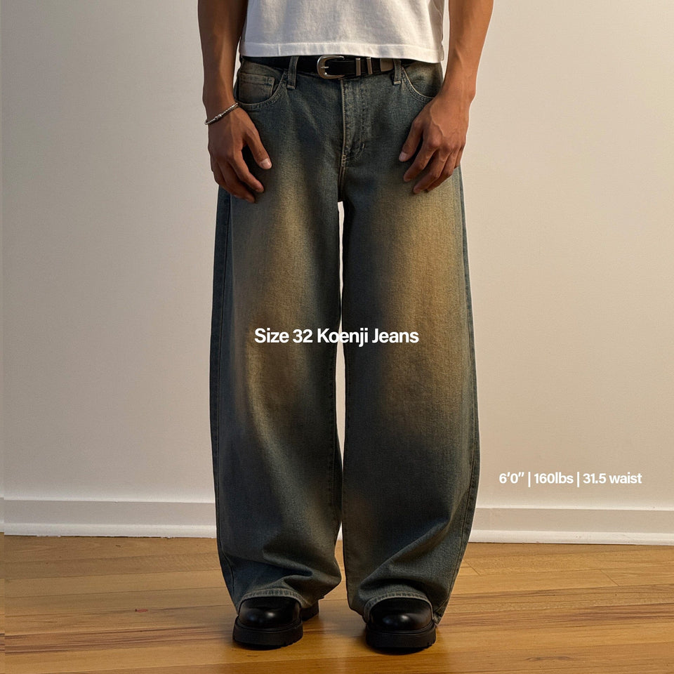 Koenji Dad Jeans | Straight-Wide, Low-Rise – Pool House New York