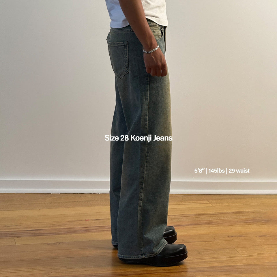 Koenji Dad Jeans | Straight-Wide, Low-Rise – Pool House New York