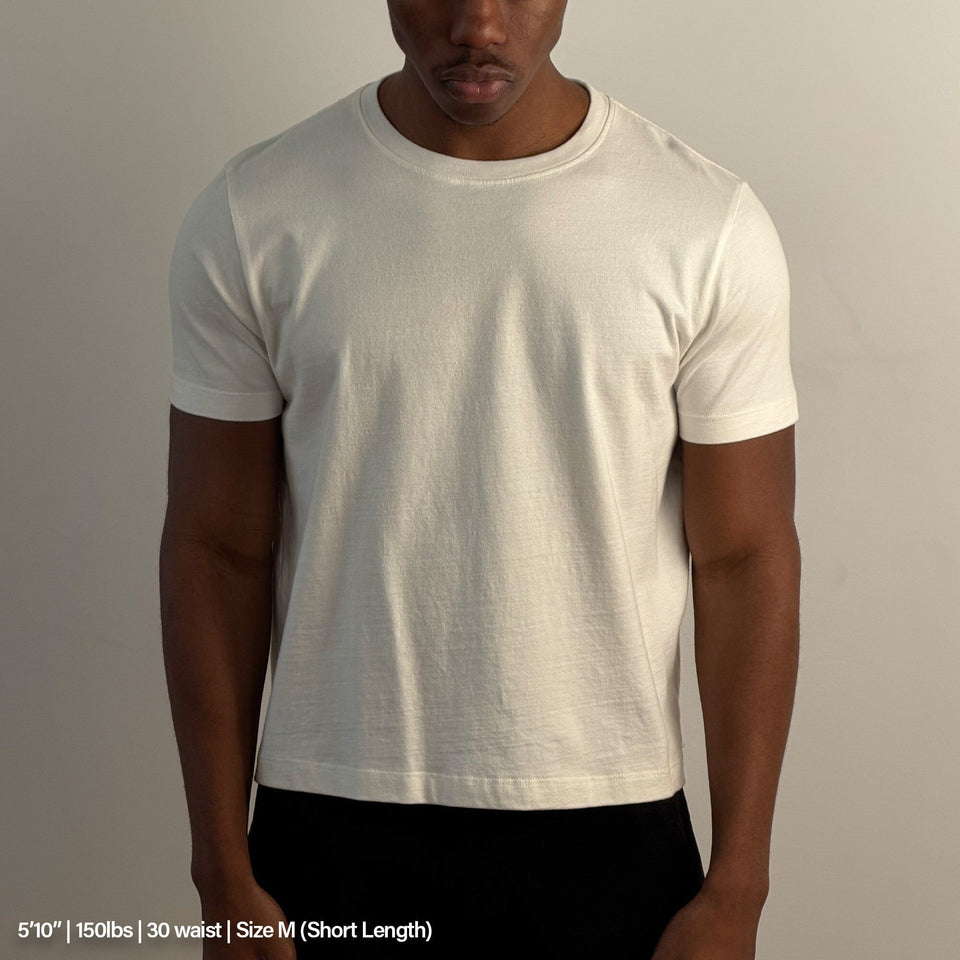 Los Feliz Crop Muscle Tee II (Natural) – Pool House New York