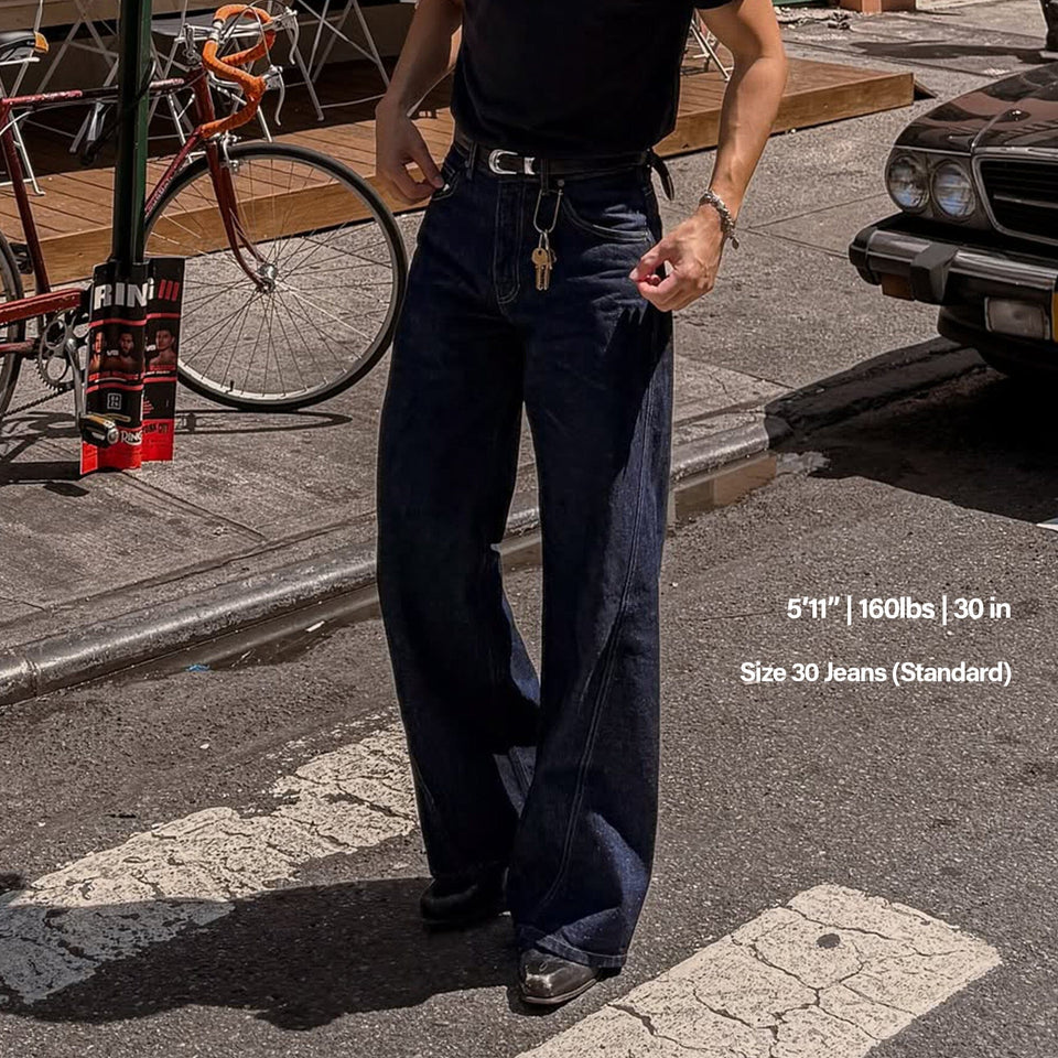 Twisted Tokyo Dad Jeans | Baggy, Wide-Leg – Pool House New York